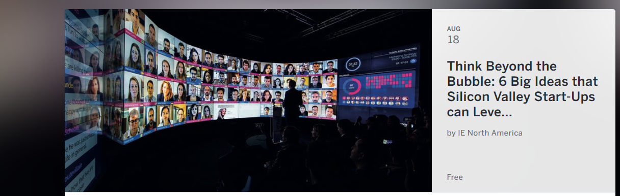 Think Beyond the Bubble: 6 Big Ideas that Silicon Valley Start-ups Can ...